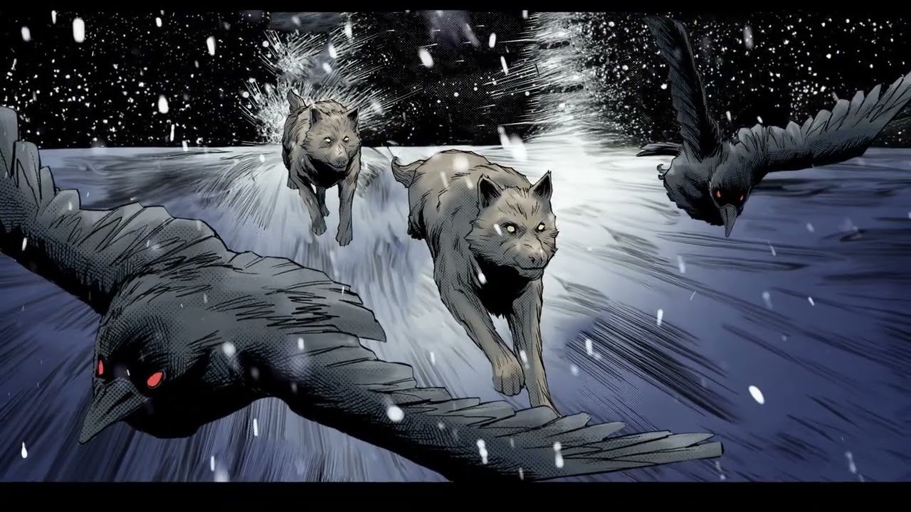 Odin's Ravens and Wolves - Huginn and Muninn - Norse Mythology