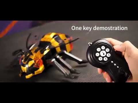 LED RC Bee Robot Toy With Remote - Tanga