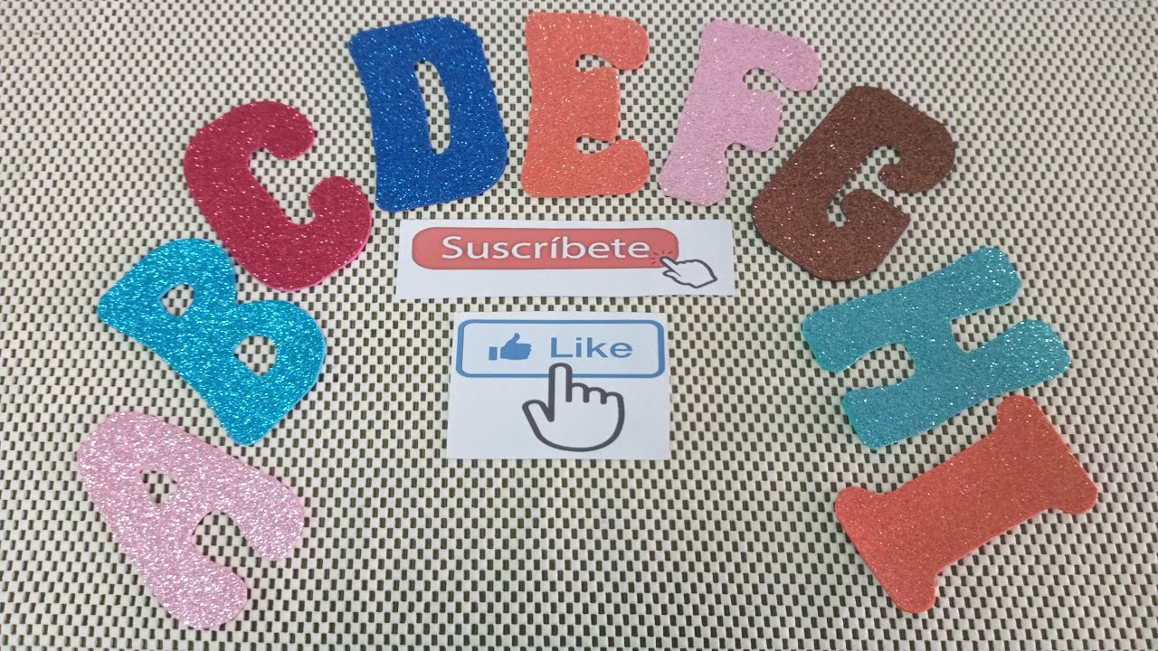 UNMOLDED FOAMI LETTERS PART I