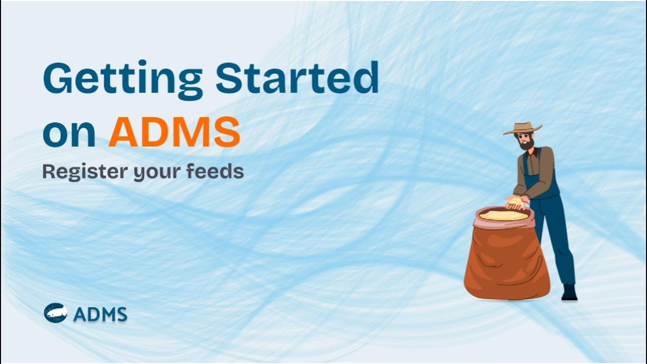 Getting started on ADMS: Register Your Feeds