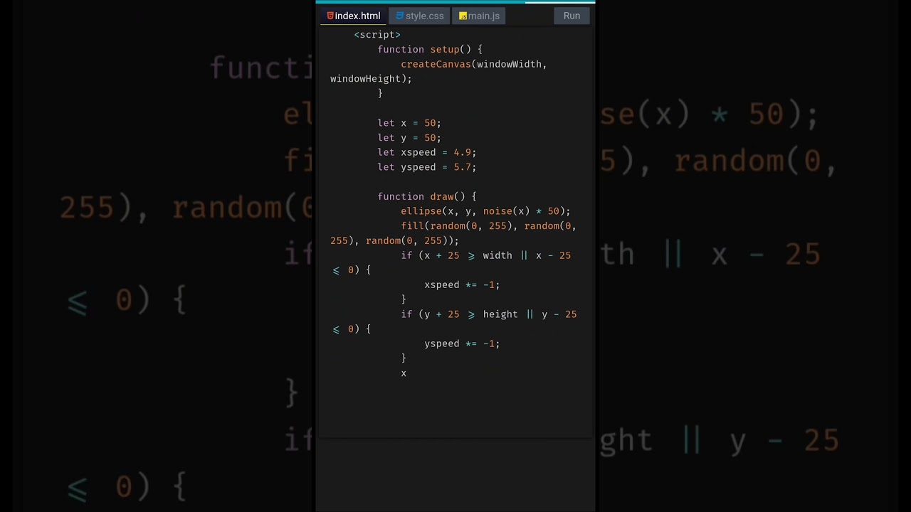 Create Stunning Visuals Pattern With HTML Canvas | HTML5 Canvas Tutorial #shorts #coding #JavaScript