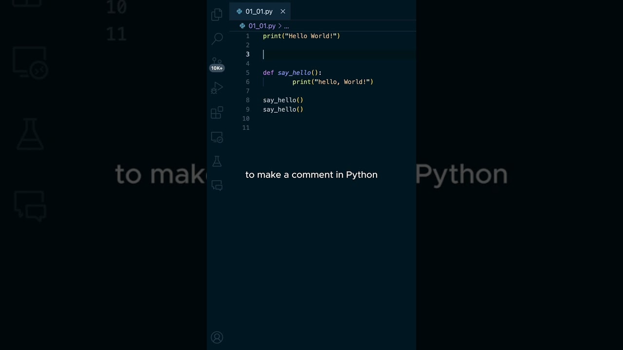 How to Make Comments in JavaScript and Python #code #comment #javascript #python