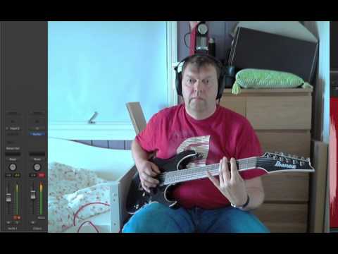 Praciticing and recording two guitars