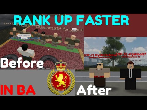 How To Rank Up Faster in BA - Sharkuses British Army