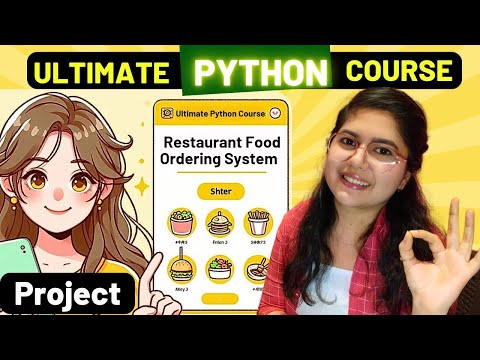 Python Project: Restaurant Food Ordering System with OOP Concepts π Ultimate Python Course 2025