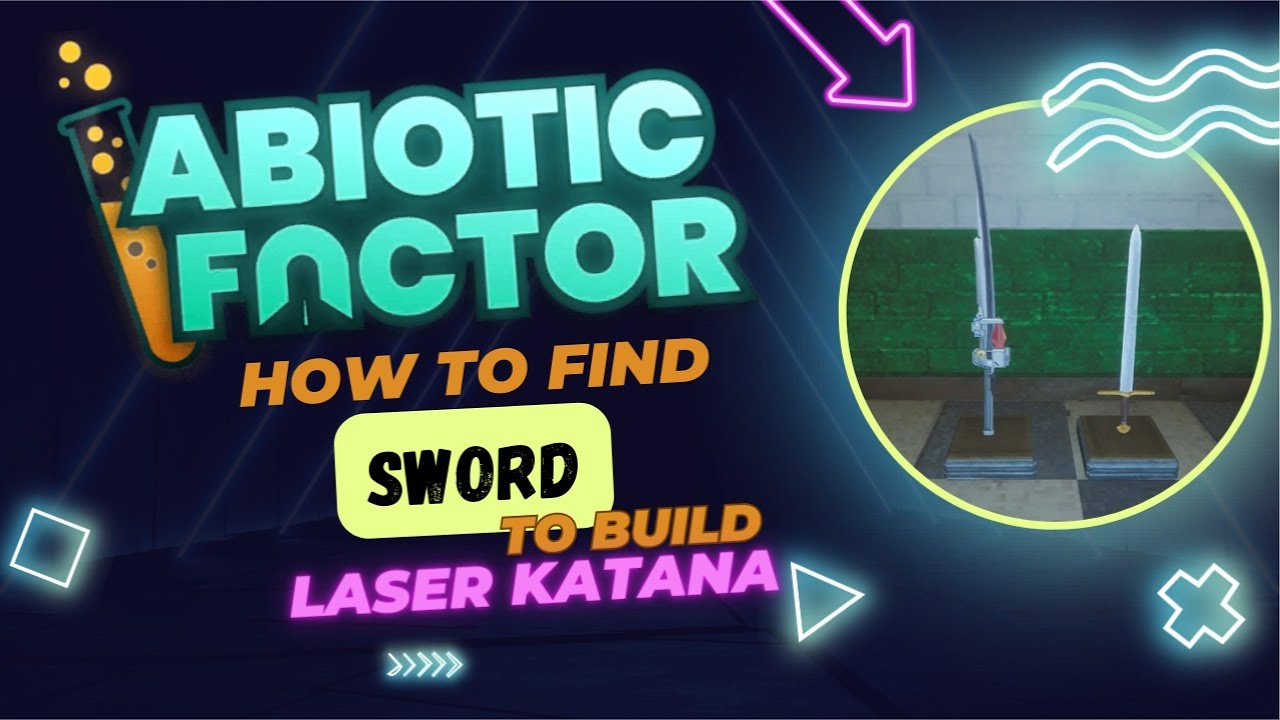 Abiotic Factor How to find Sword to craft Laser Katana