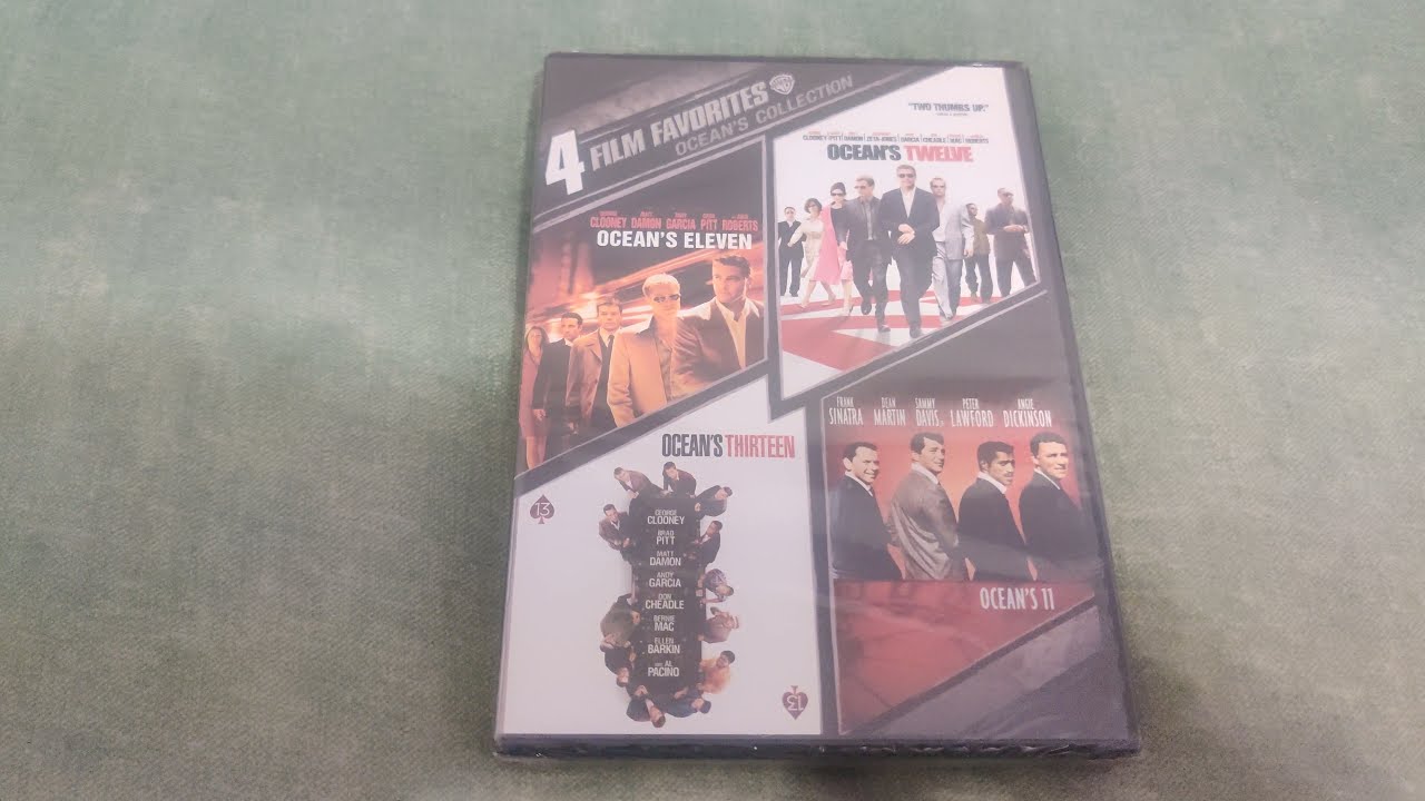 4 Film Favorites Ocean's Collection DVD Unboxing Overview!