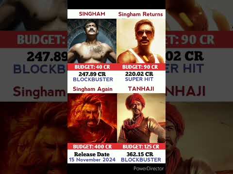 Singham Vs Singham Returns Vs Singham Again Vs Tanhaji Movie Comparison || Box Office Collection
