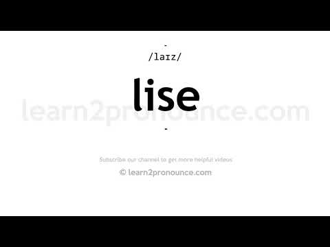 How to pronounce Lise | English pronunciation