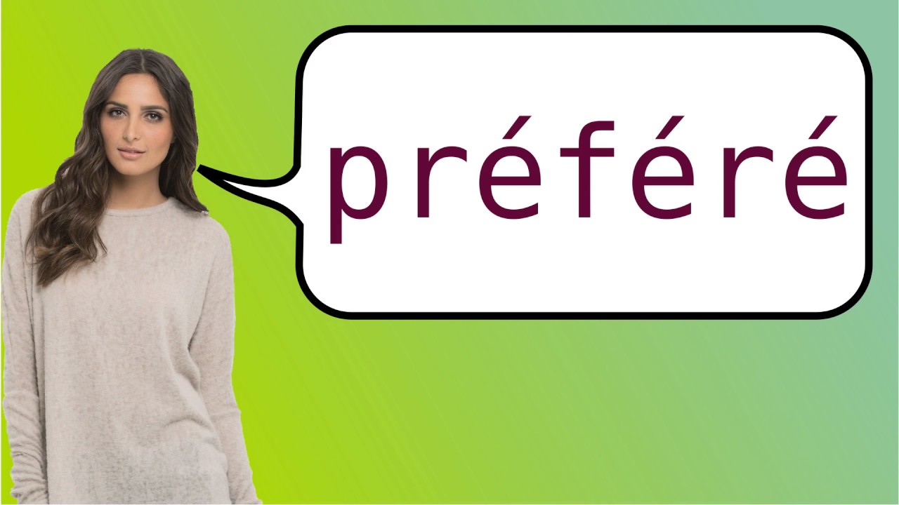 How to say favorite in French?