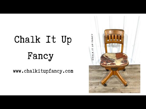 How to Decoupage a Chair using Cowhide Tissue Paper