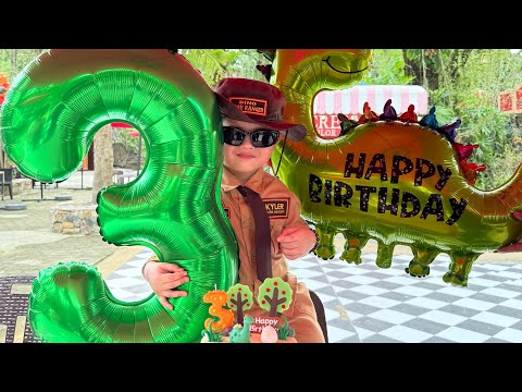 KYLER's 3RD BIRTHDAY AT DINOSAUR ISLAND CLARK🥳