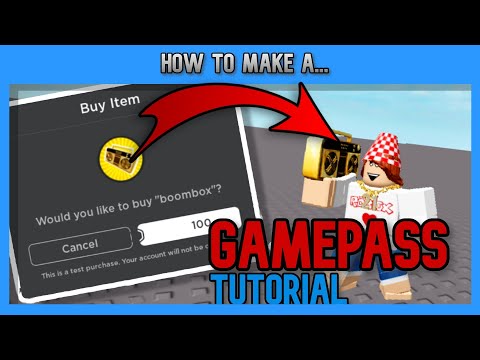 How to Make a Gamepass on Roblox | Roblox Studio Scripting Tutorial
