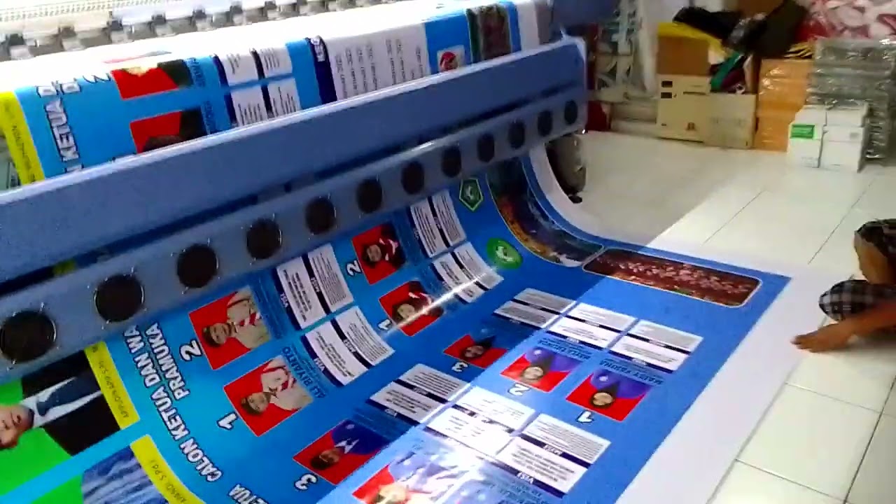 PROSES CETAK SPANDUK - Ukuran 3 X 4 meter