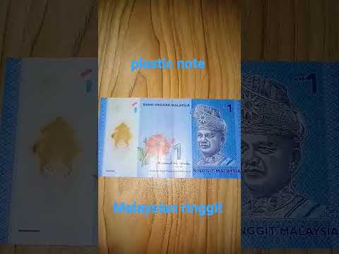 Malaysian ringgit plastic or paper