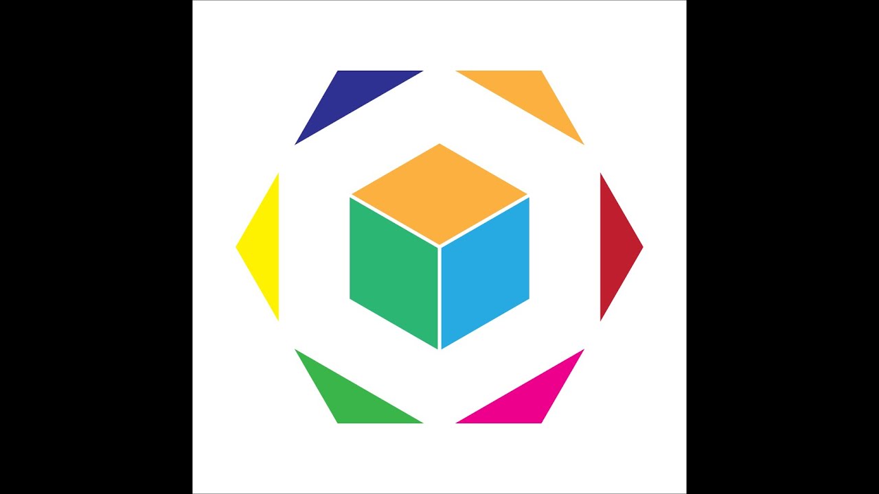 Hexagonal Cube LoGo tutorial #shorts
