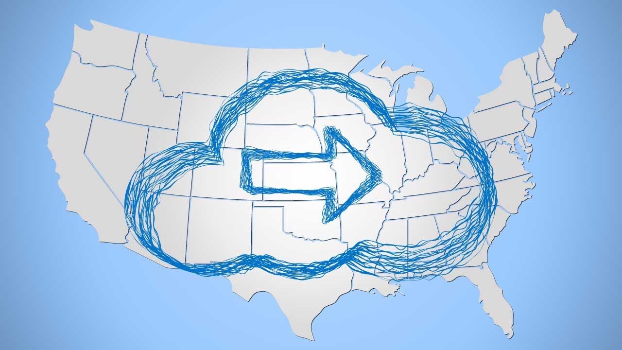 AMAZING Realtime Wind Map of the US - Tekzilla Daily Tip