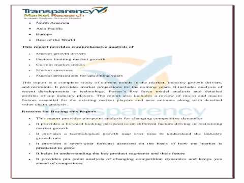 Photonics Market - Global Scenario, Trends, Industry Analysis, Size, Share and Forecast, 2012 - 2018