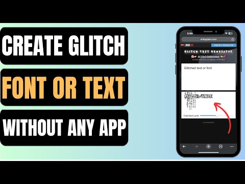 How To Create Glitch Font or Text Without An App | Quick & Easy