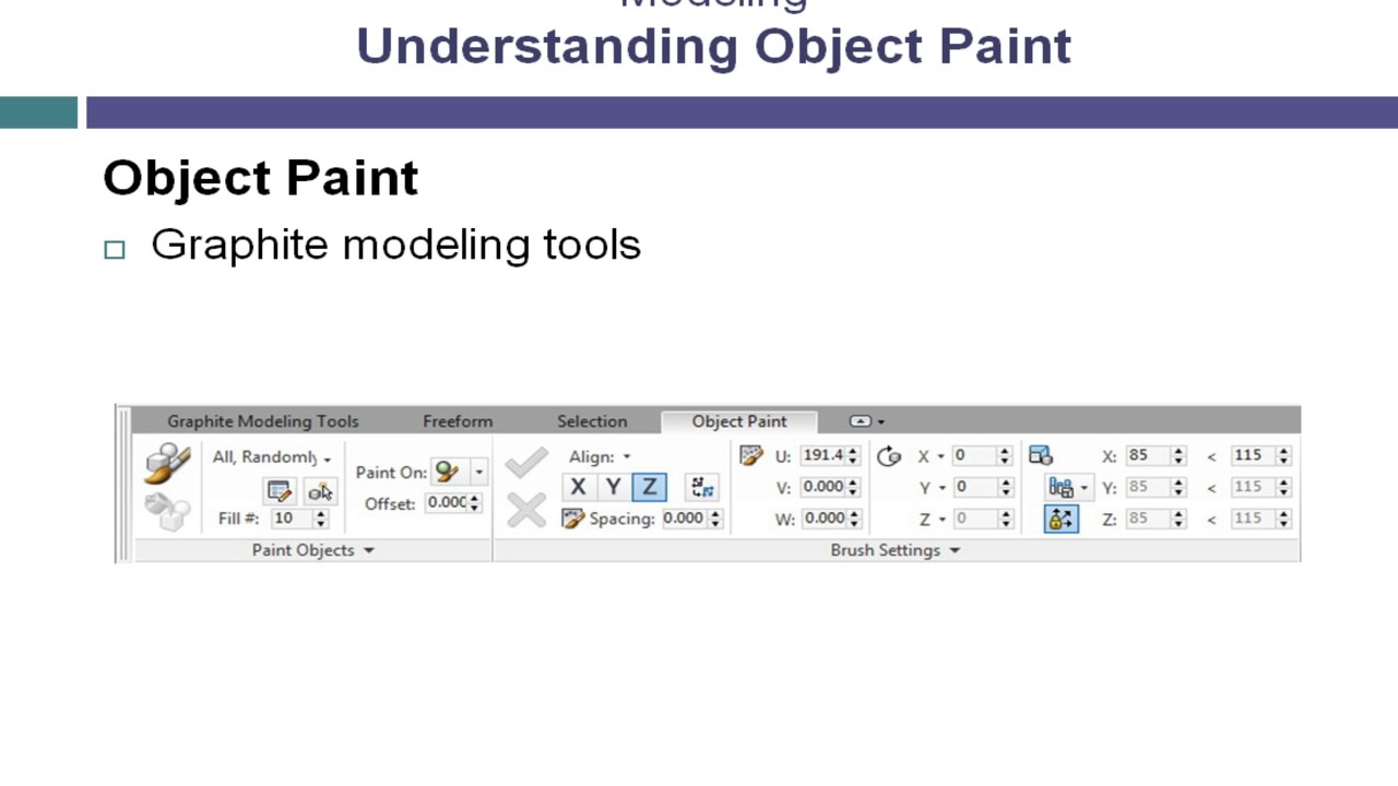 Understand Object Painting in 3DS Max Modeling