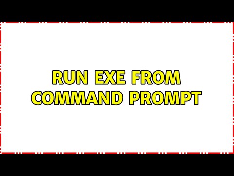 run exe from command prompt (6 Solutions!!)