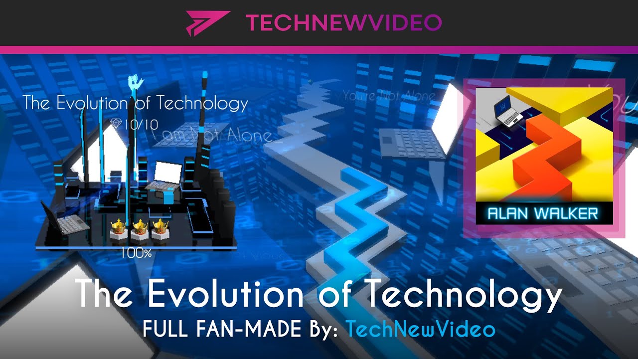 [Fan-made] Dancing Line - The Evolution of Technology (Preview)