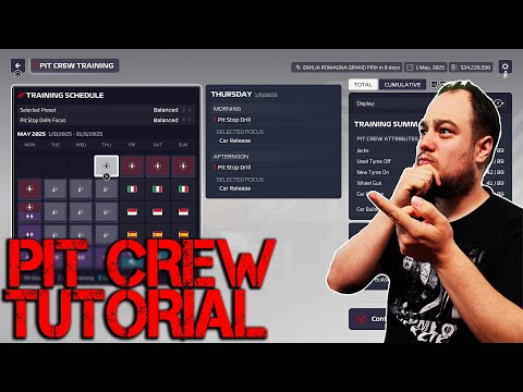 PIT CREW BEÁLLÍTÁSOK - F1 MANAGER 24 TUTORIAL