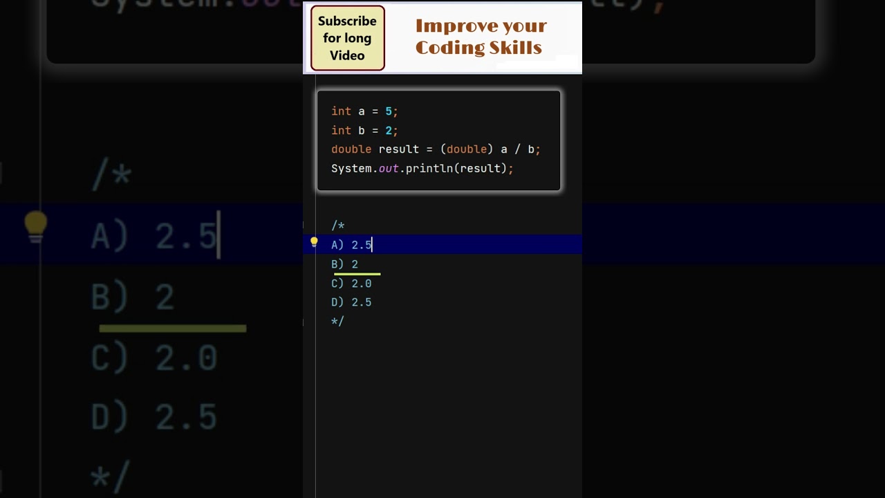 #331 Test Your Java Skills! #shorts #java #coding