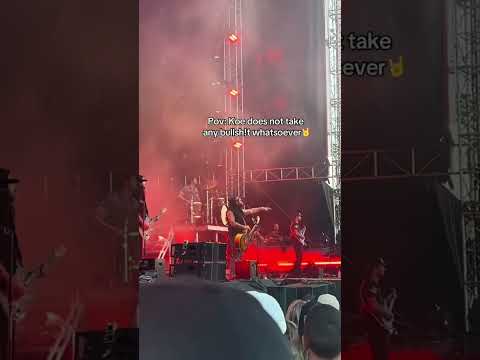 Koe Wetzel threatens fighting fans #shorts