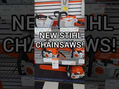 New Fangled Stihl Chainsaws! I'm too cheap to buy but it's fun to look👀