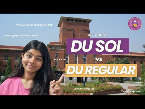 DU SOL vs DU Regular college 🎓 : why to consider DU SOL, Pros & Cons, lack of college life❗️