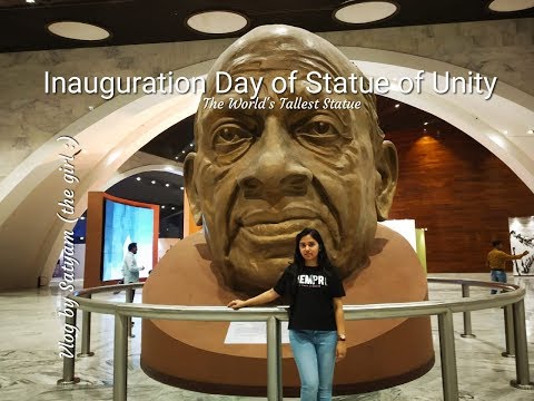 Vlog 9- Statue of Unity | Tour of World’s Tallest Statue | Inauguration ...