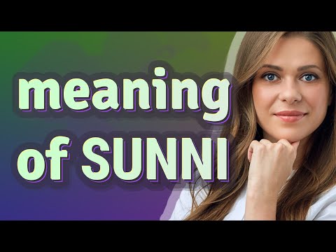 Sunni | meaning of Sunni