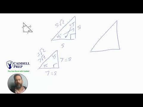SAT Math Reference Table: 45-45-90 Triangle