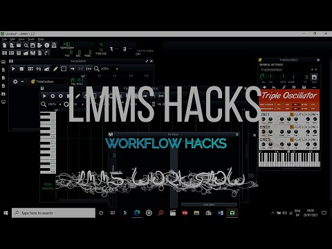 LMMS WORKFLOW HACKS * lmms essentials | setting up for easy workflow (part 1)