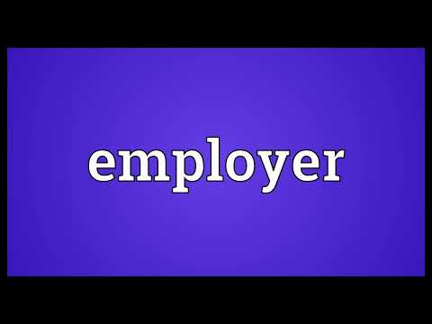Employer Meaning