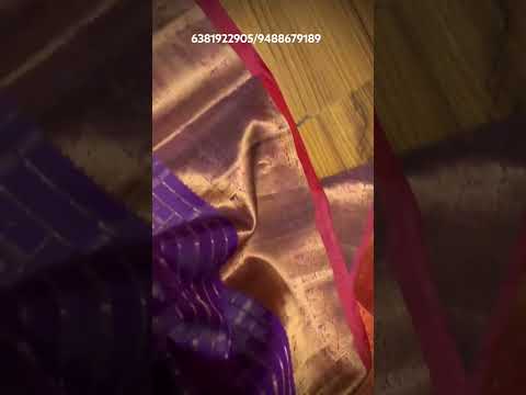 * Traditional Kanchipuram silk* wedding wearKorvai Border, selfHigh quality by[AJ FASHION HUB]