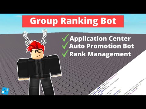 Roblox Scripting Tutorial: How to Script a Group Ranking Bot