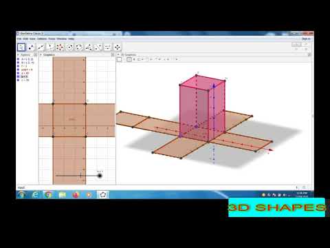 3D Shapes  Using Geogebra