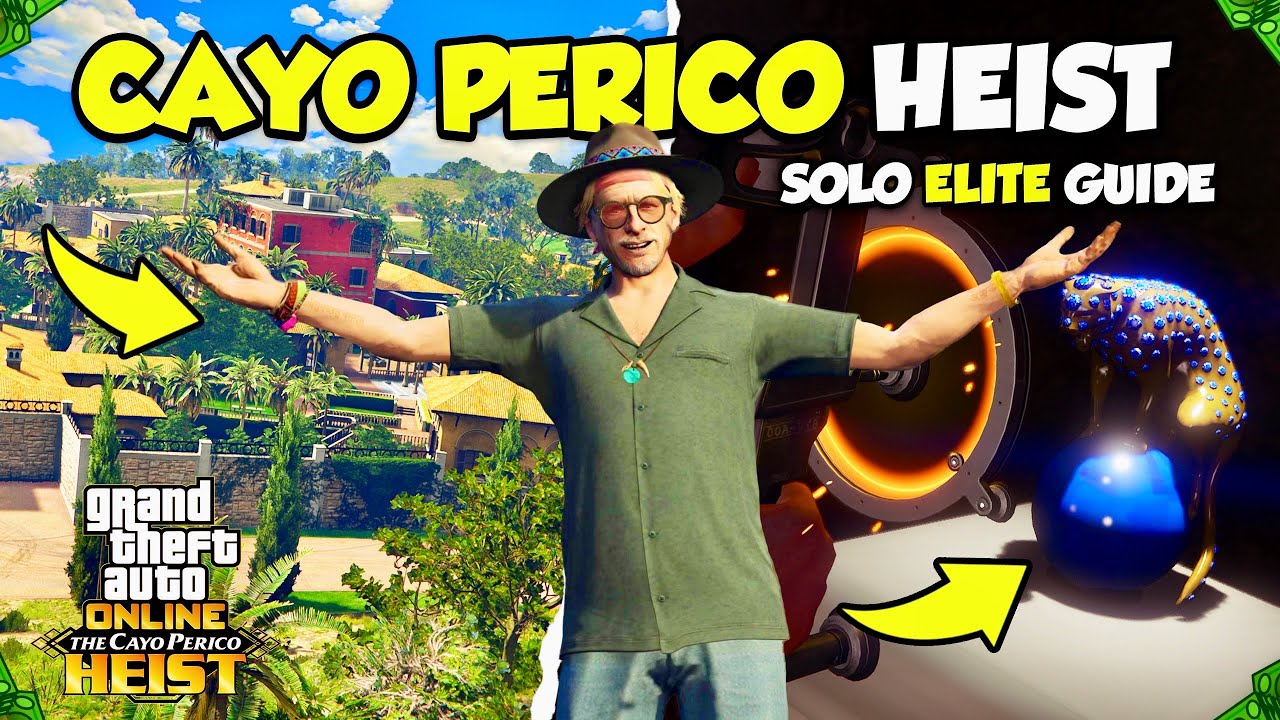 GTA 5 Online ULTIMATE SOLO Cayo Perico Heist Guide! (ELITE Stealth Finale & ALL Setups)