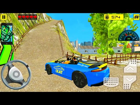 Countryside Taxi Driver Simulator #2 - Taxi Car Without Roof - Android Gameplay