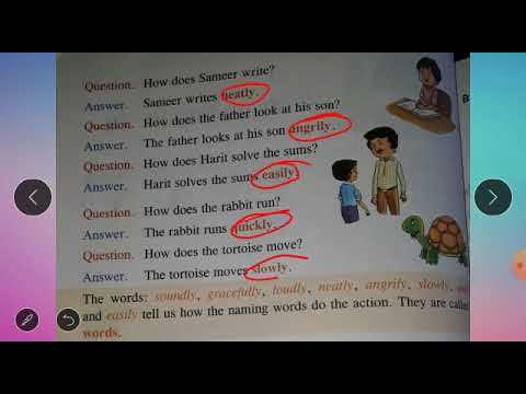 Class : 1 Subject : English Grammar... Chapter : 26 Words ending in - ly...