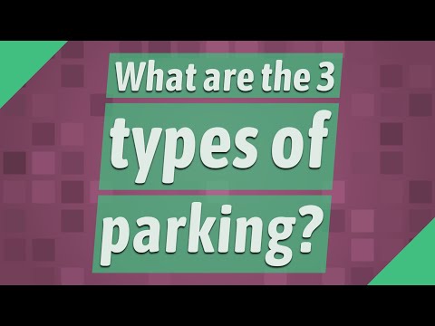 What are the 3 types of parking?