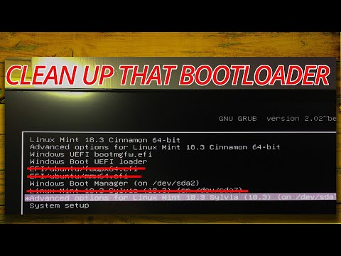 How To Remove Multiple Boot Entries