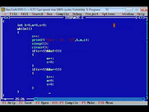 Learn Create Stopwatch In C program In Tamil - Mind Luster
