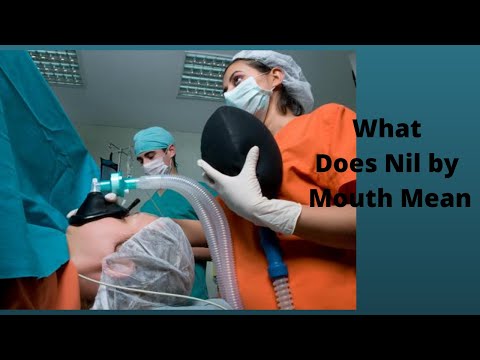 What Does Nil by Mouth Mean