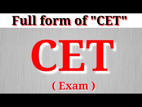 CET ka full form | CET exam ka full form kya hota hai | full form in hindi | cet