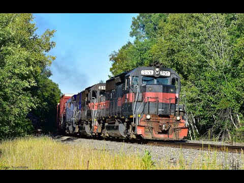 Guilford Greys and 300's EMDs Around Northern Maine Junction! -7/7/22