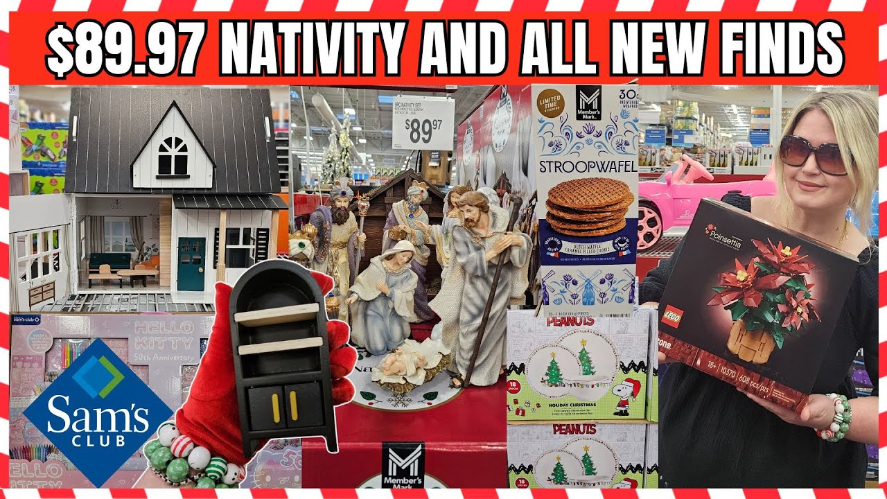 SAM'S CLUB NEW 2024 NATIVITY SET PLUS ALL NEW ARRIVALS AND CLEARANCE HALLOWEEN FINDS