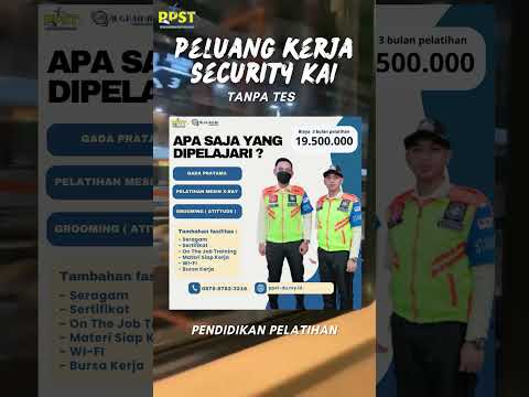 PELUANG KERJA DI PT KAI